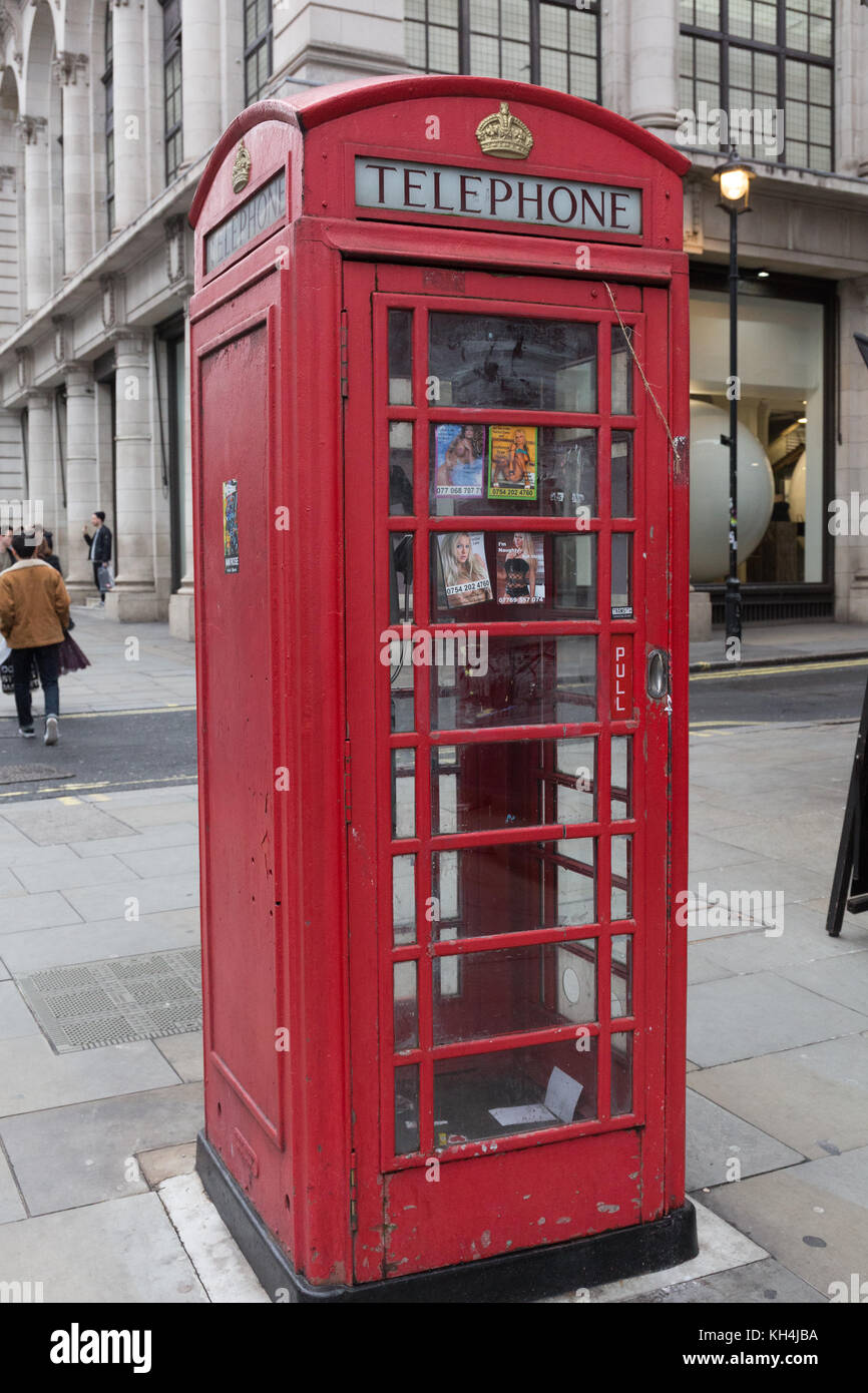 Red telephone box Stock Photo - Alamy