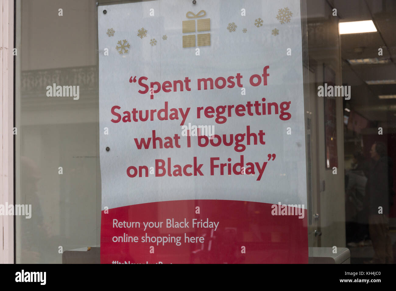 Black Friday Post Office banner Stock Photo - Alamy