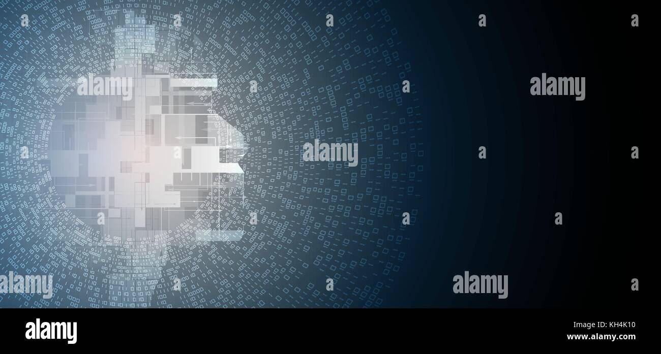 Digital technology world. Business virtual concept Stock Vector Image ...