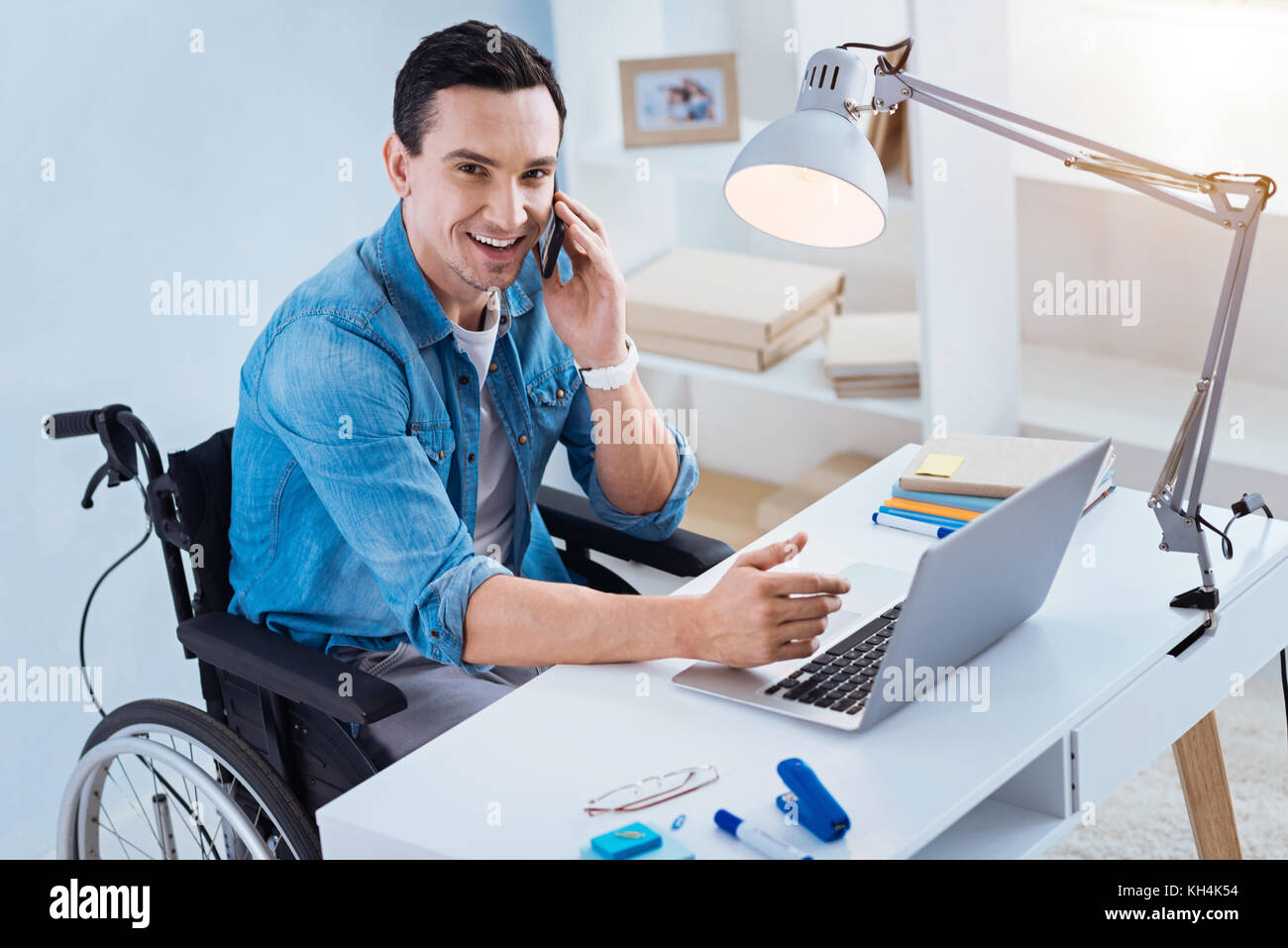 Handsome man enjoying his life Stock Photo - Alamy