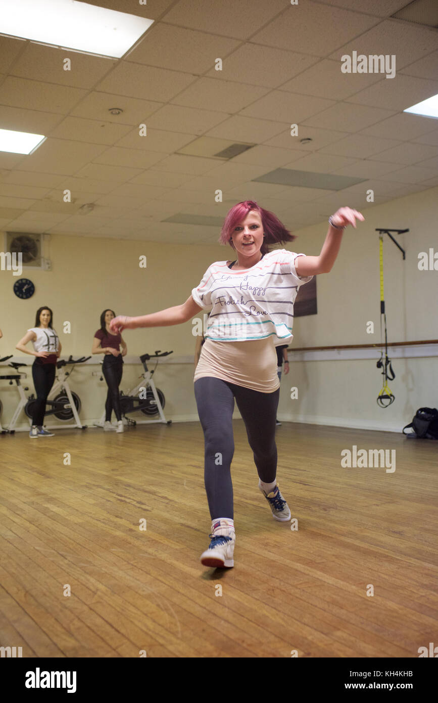 Dancers training in a dance studio Stock Photo - Alamy