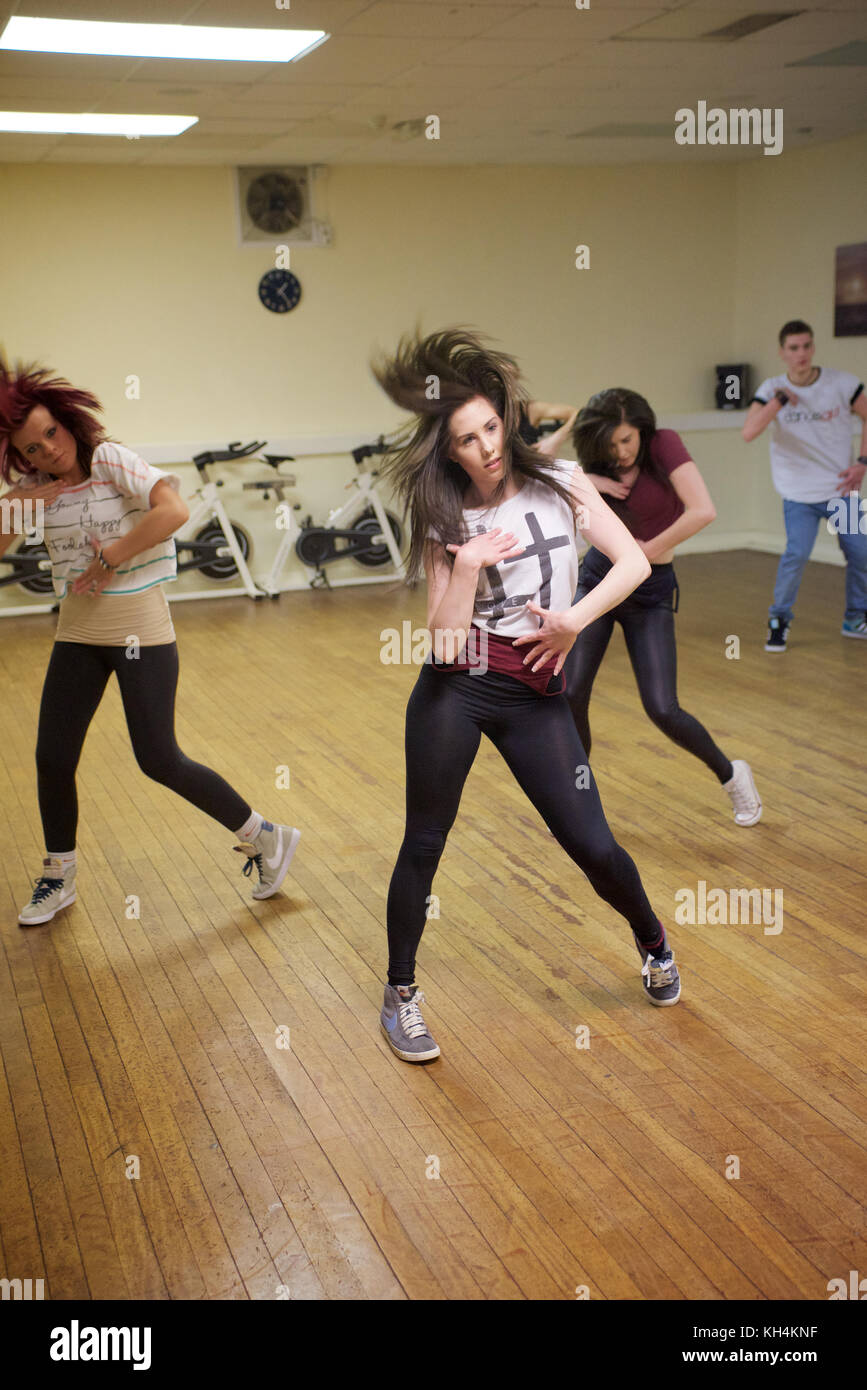 Dancers training in a dance studio Stock Photo - Alamy