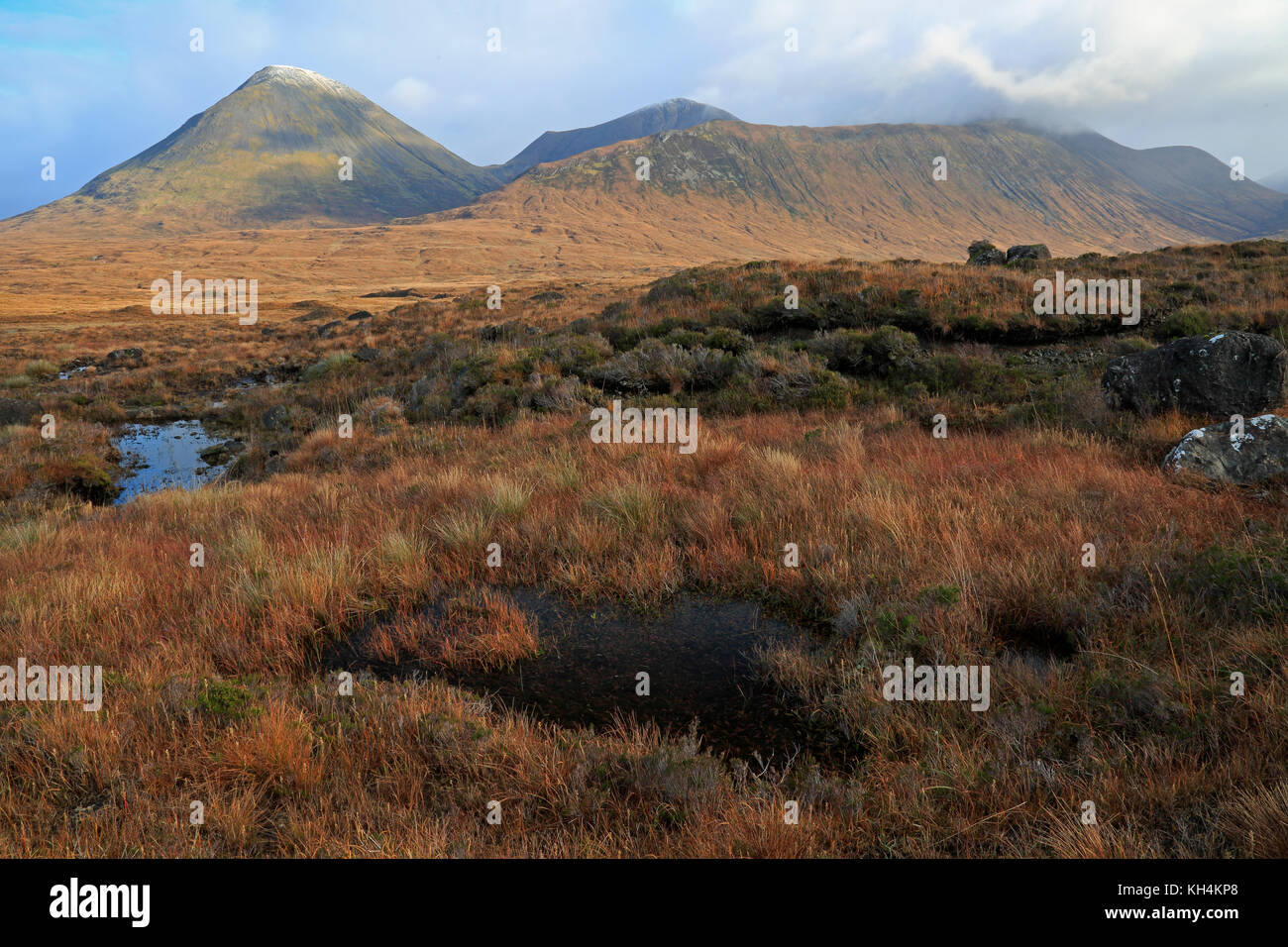 View of the snow caped Cullins Stock Photo - Alamy