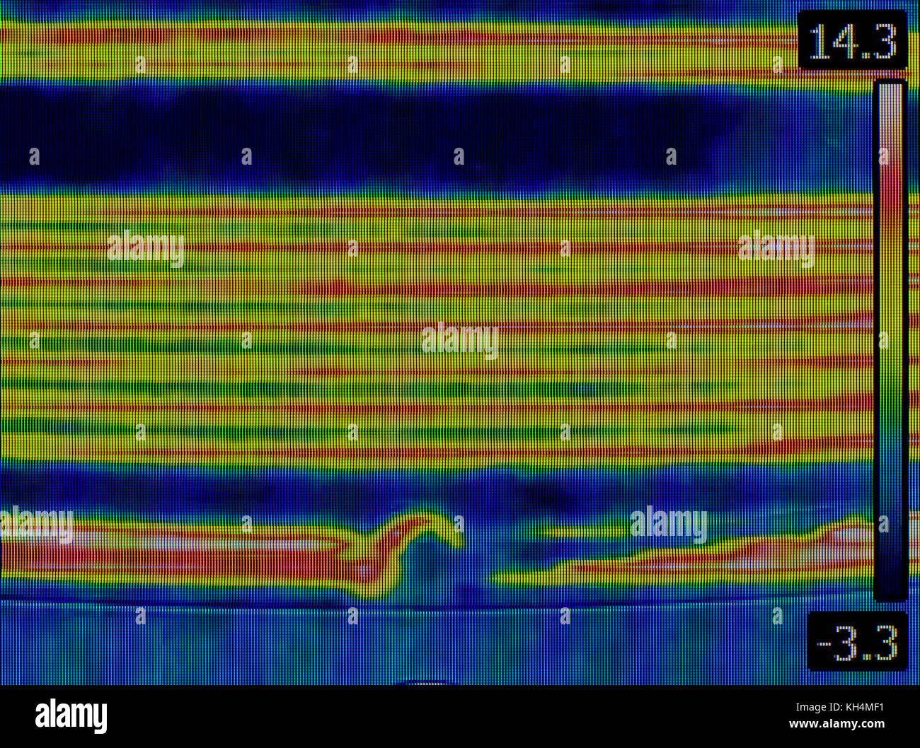 Rear Car Windshield Infrared Thermal Imaging Stock Photo - Alamy