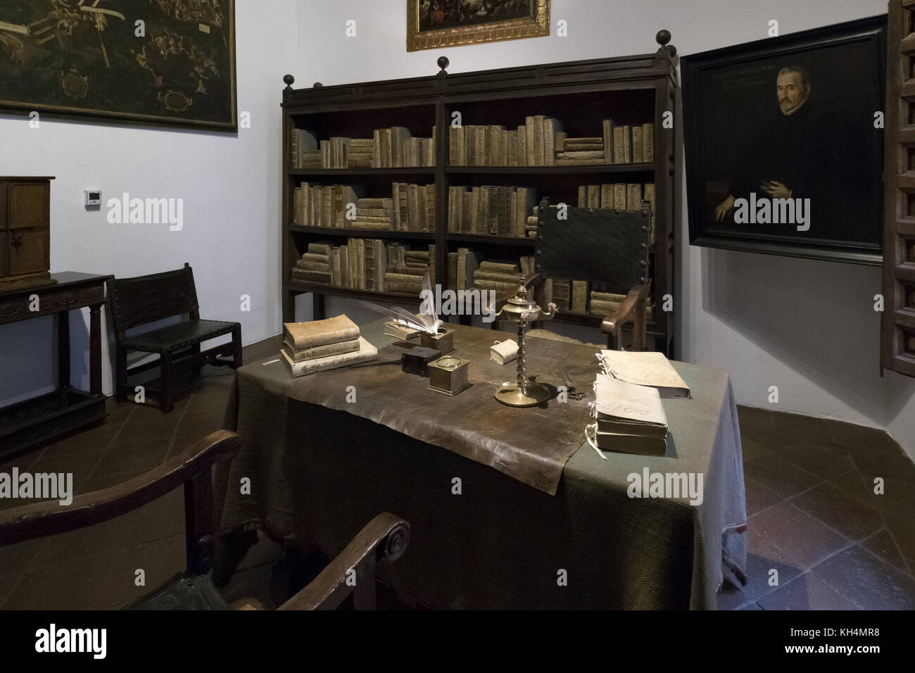 The House-Museum of Lope de Vega in Madrid. The house represents the ...