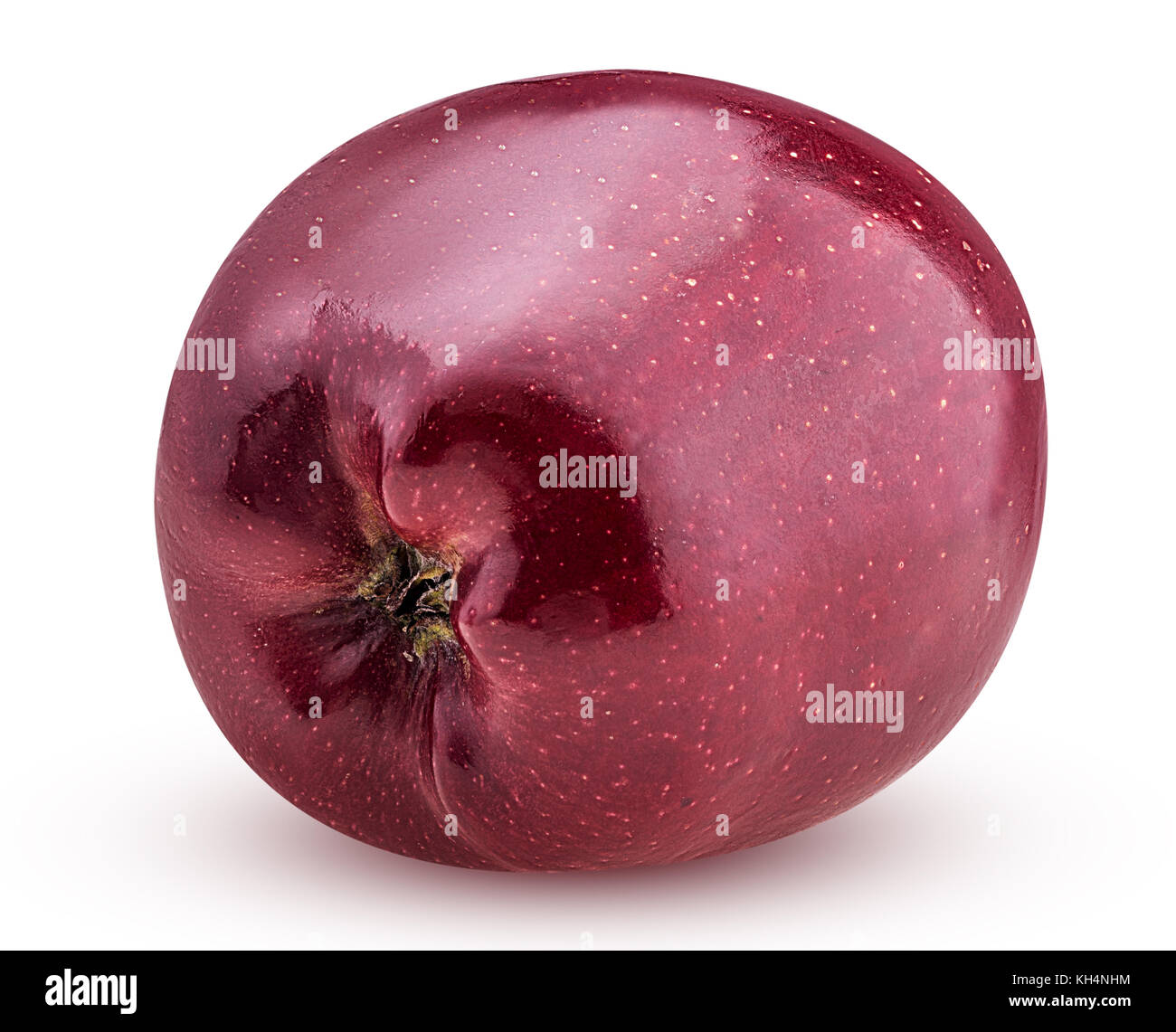 Red apple isolated on white background. Clipping Path. Full depth of ...