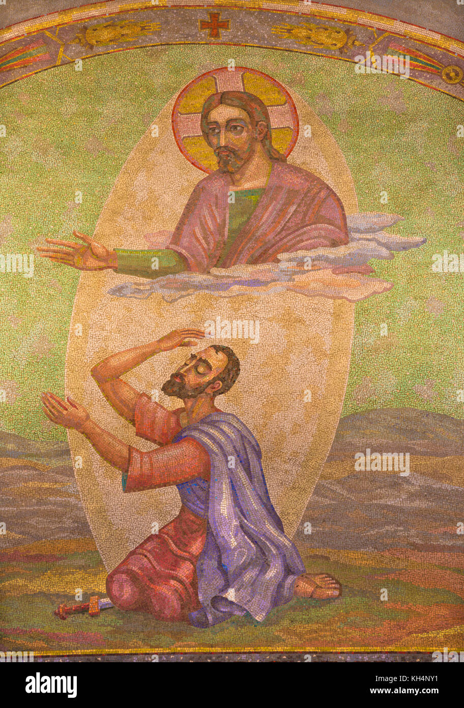 Conversion saul mosaic hi-res stock photography and images - Alamy