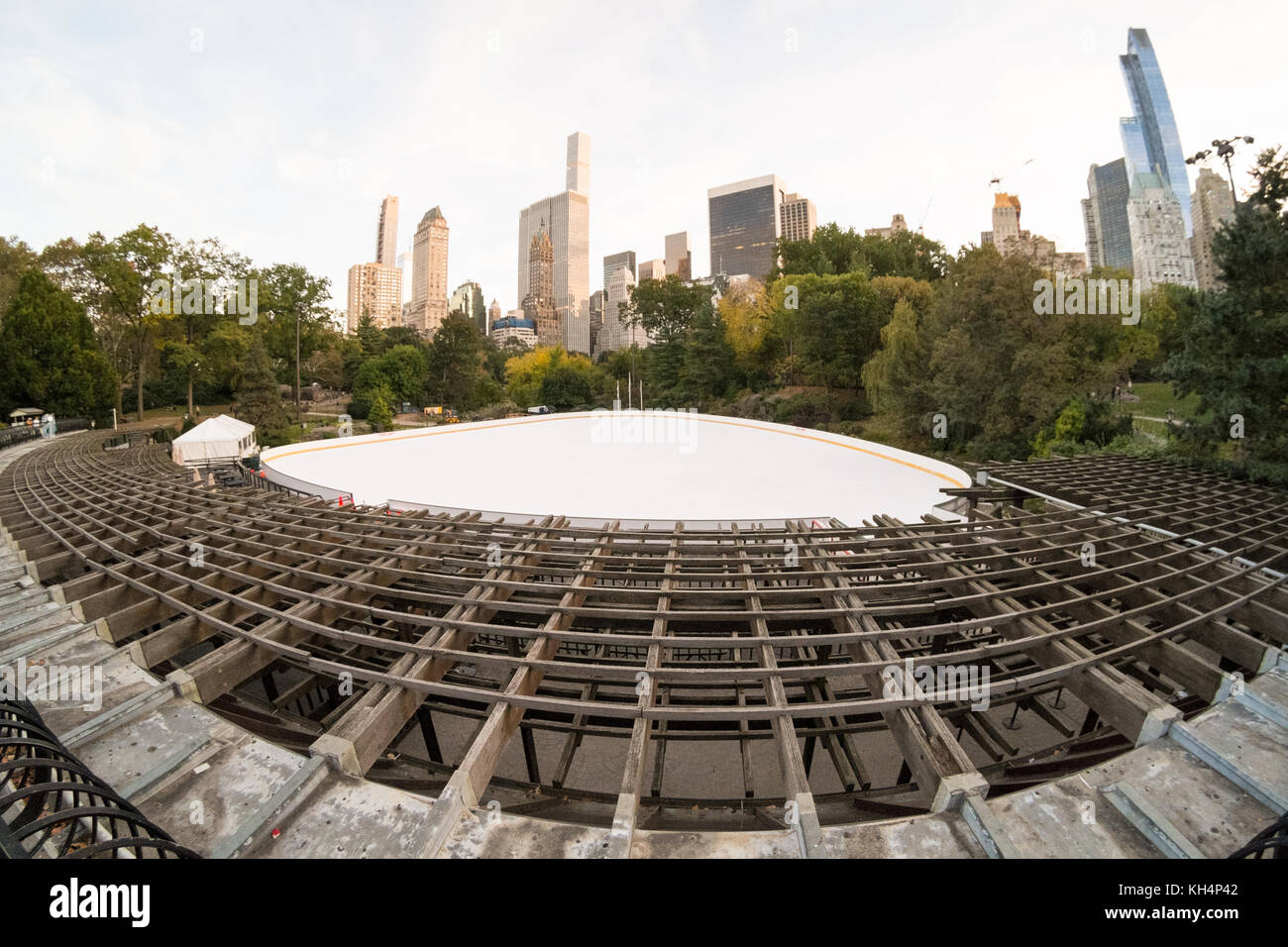 Trump ice rink, Central Park, Manhattan, New York City, United states ...