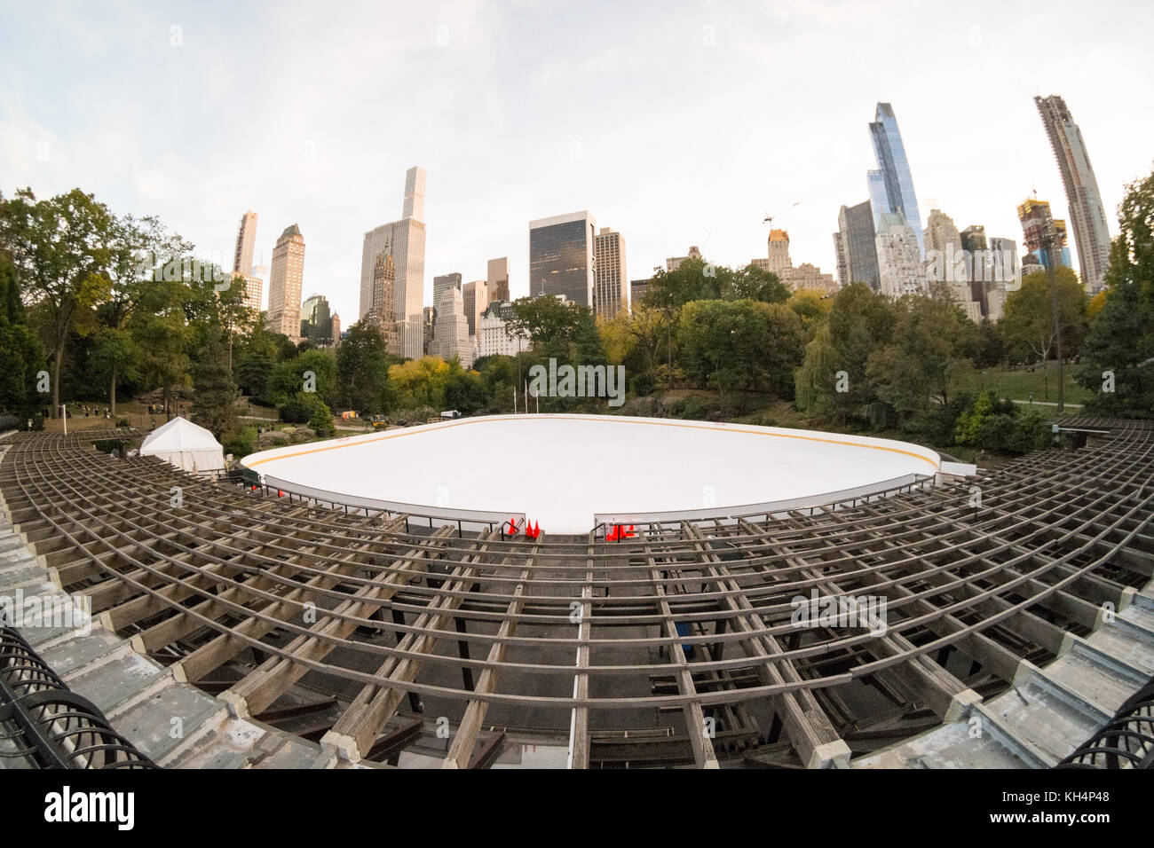 Trump ice rink, Central Park, Manhattan, New York City, United states ...