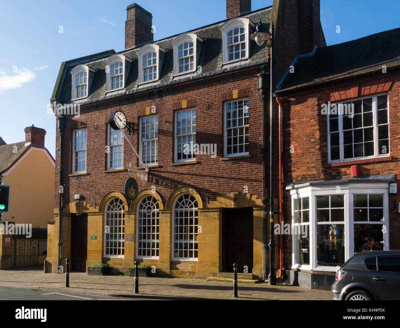 Pershore famed for elegant georgian architecture hi-res stock ...