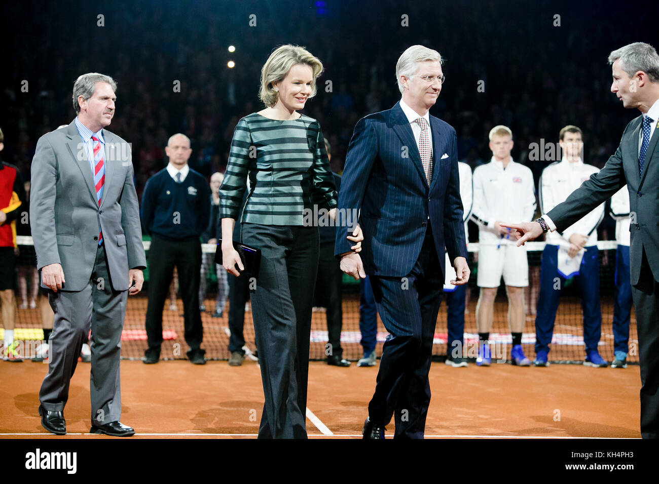 Belgiens Königin Mathilde d’ Udekem d’ Acoz Stock Photo - Alamy