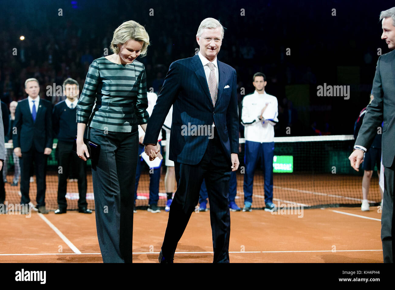 Belgiens Königin Mathilde d’ Udekem d’ Acoz Stock Photo - Alamy