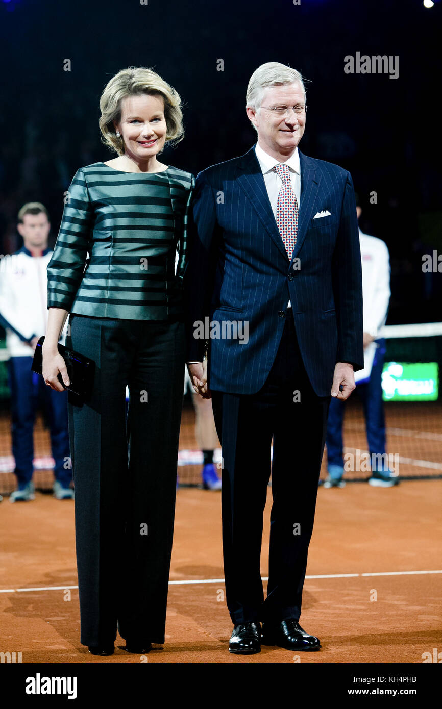 Belgiens Königin Mathilde d’ Udekem d’ Acoz Stock Photo - Alamy