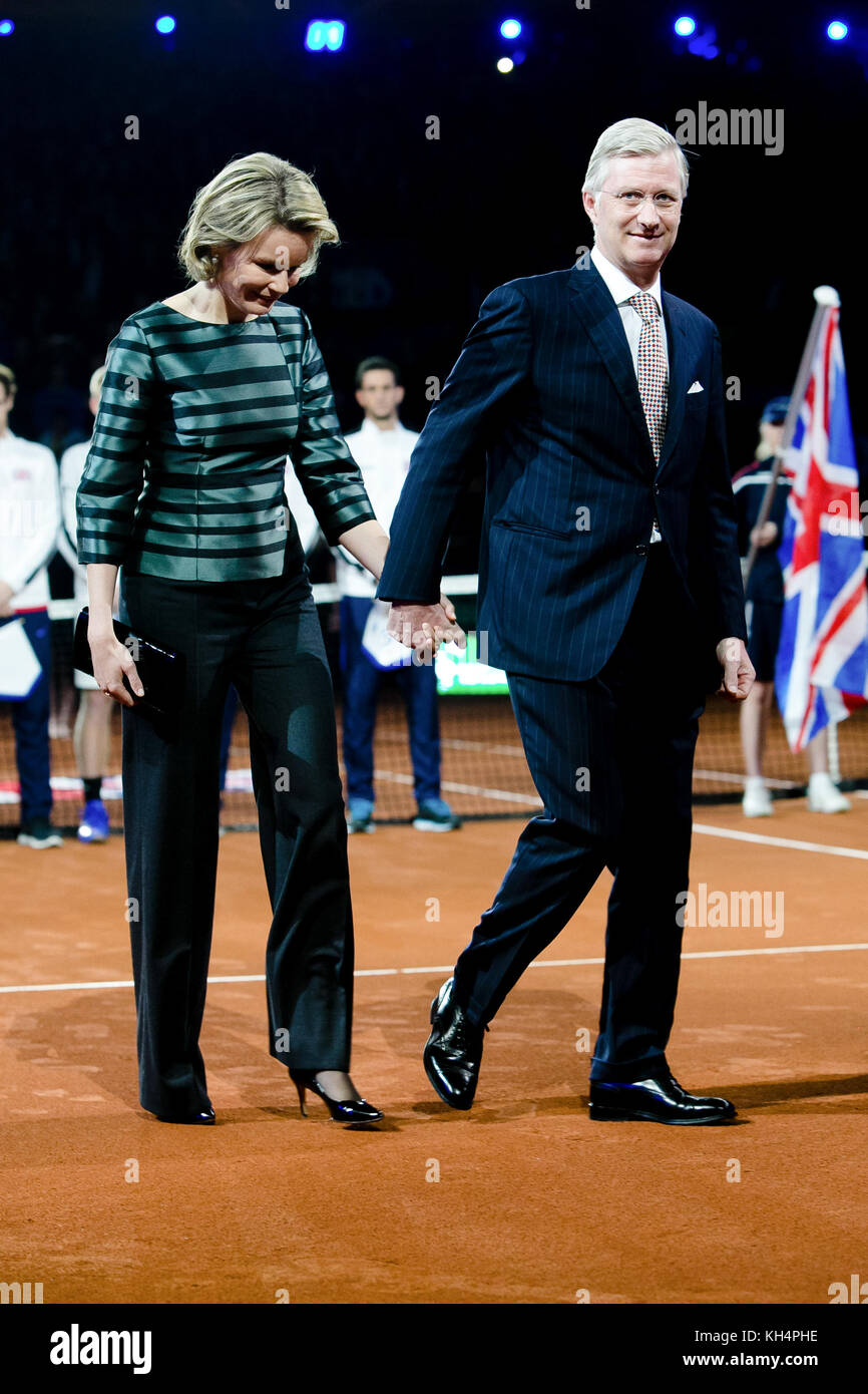Belgiens Königin Mathilde d’ Udekem d’ Acoz Stock Photo - Alamy