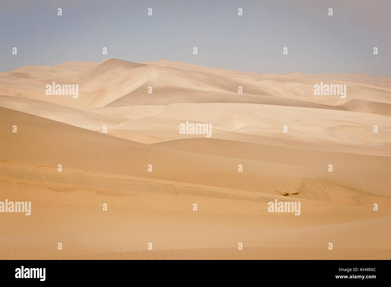 The dunes of Sandwich Harbour, just south of Walvis Bay and within the ...