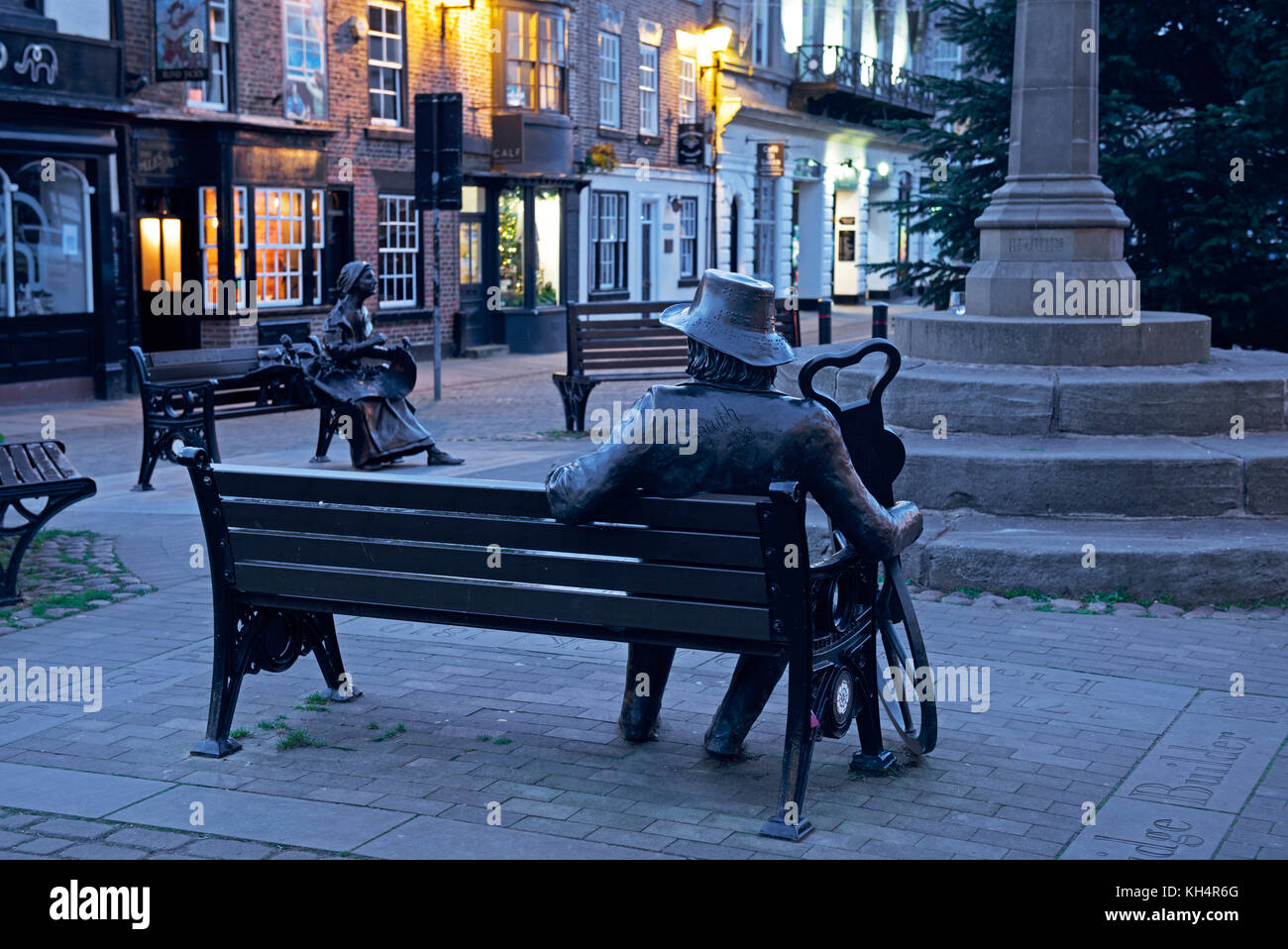 Market Square, Knaresborough, North Yorkshire, England UK Stock Photo ...
