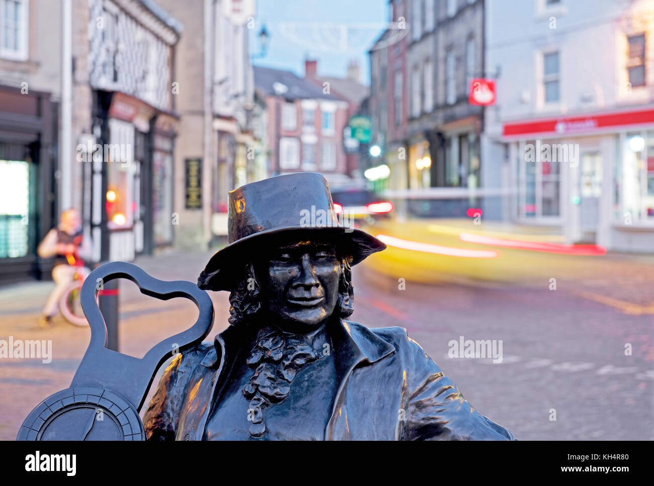 Sculpture of Blind Jack, Knaresborough, North Yorkshire, England UK ...