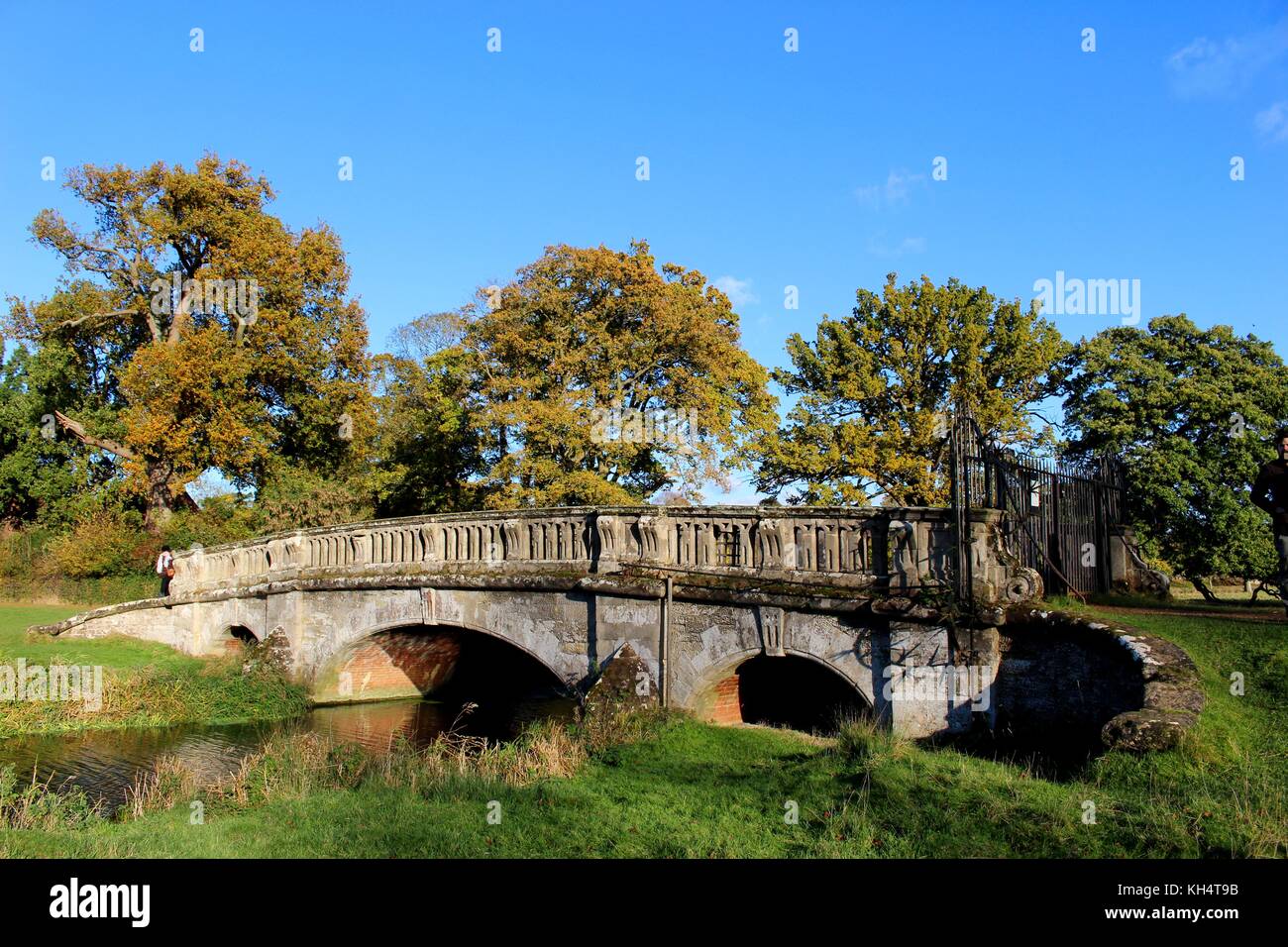 Bridge across the River Dene Stock Photo - Alamy