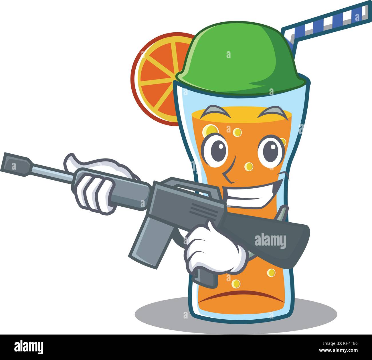 Army cocktail character cartoon style Stock Vector Image & Art - Alamy
