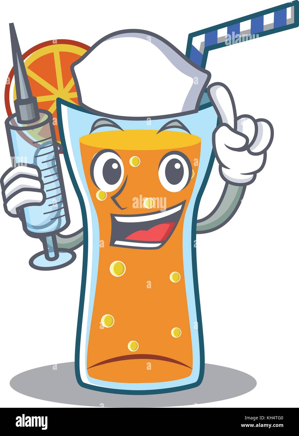 Nurse cocktail character cartoon style Stock Vector Image & Art - Alamy