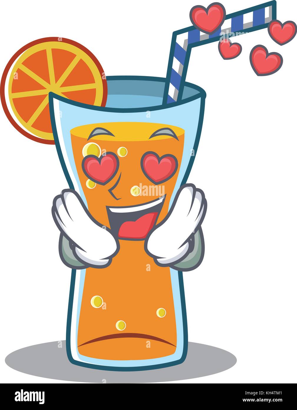 In love cocktail character cartoon style Stock Vector Image & Art - Alamy