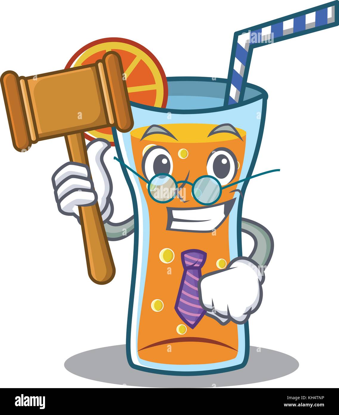 Judge cocktail character cartoon style Stock Vector Image & Art - Alamy