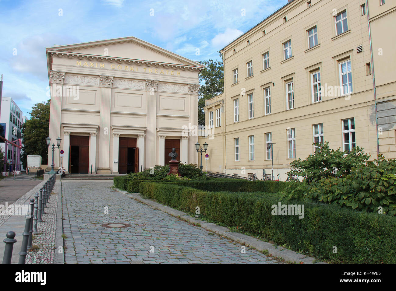 A baroque theater (Maxim-Gorki-Theater) in Berlin (Germany Stock Photo ...