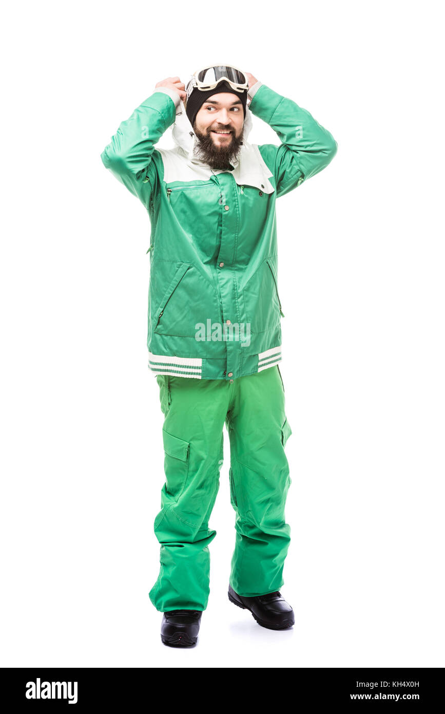 man in snowboarding costume Stock Photo - Alamy