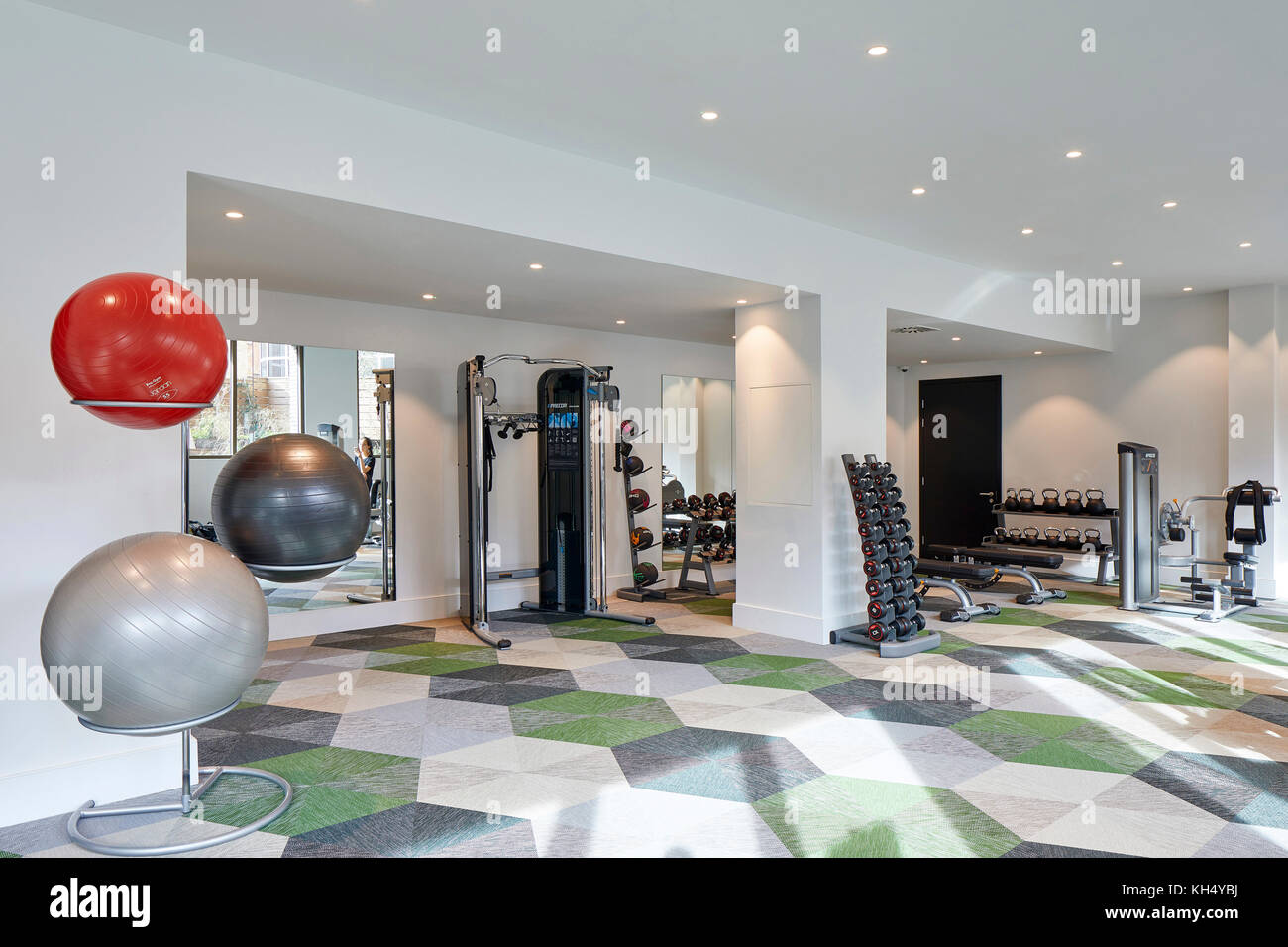 Gym interior. 55 Victoria Street, London, United Kingdom. Architect ...