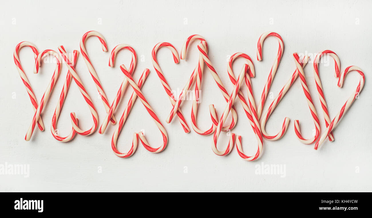Christmas holiday red candy cane pattern, texture and background Stock ...