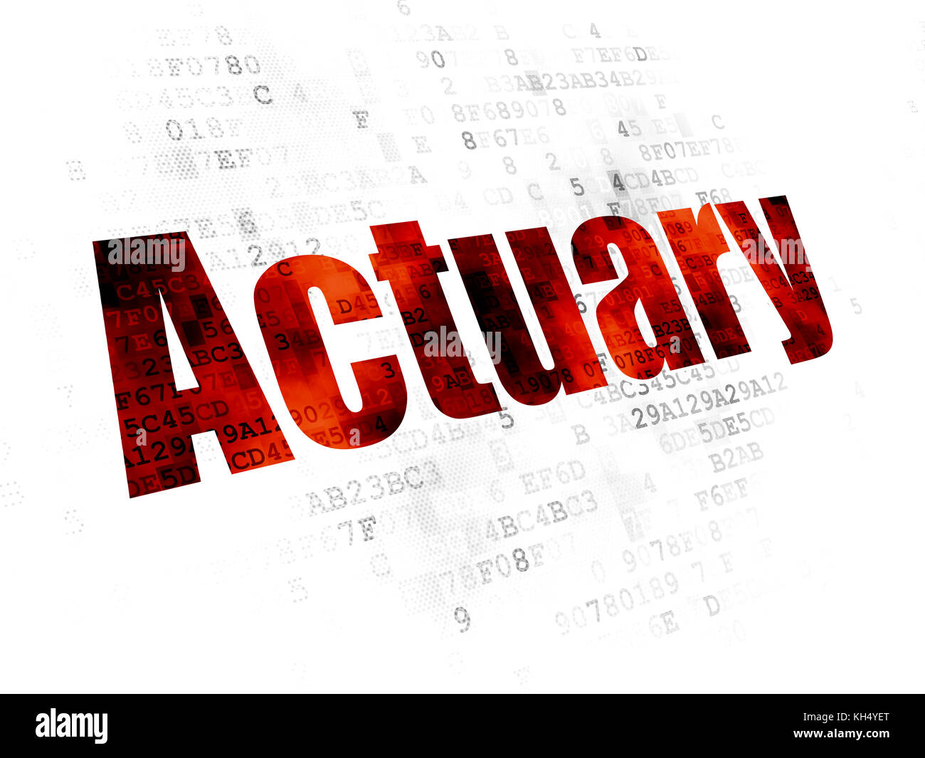 Insurance concept: Actuary on Digital background Stock Photo - Alamy