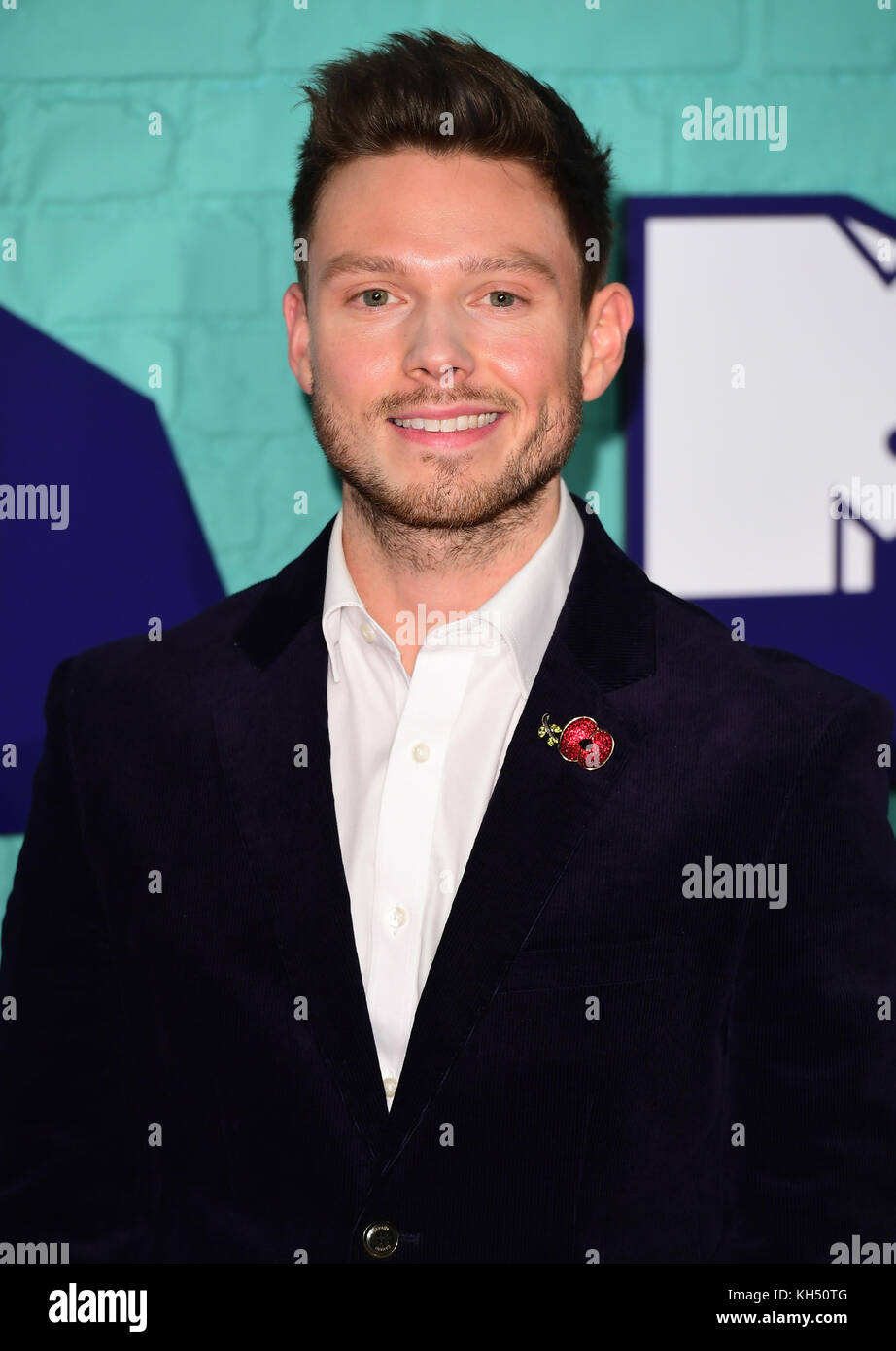 Will Manning attending the MTV Europe Music Awards 2017 held at The SSE ...