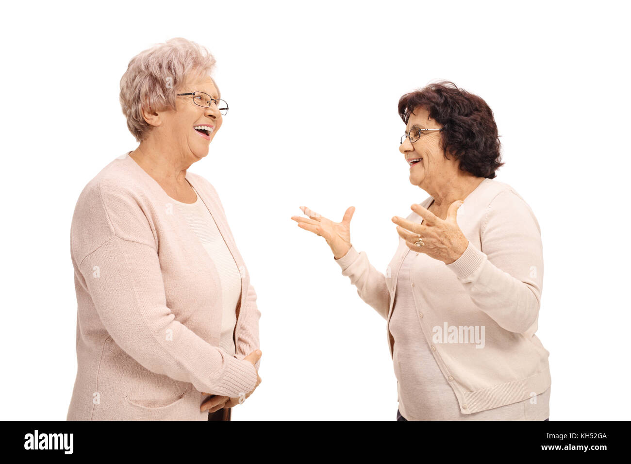 People Talking White Background
