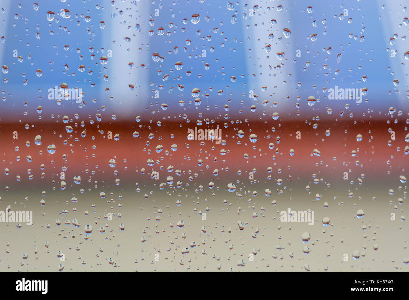 Rain on roof window hi-res stock photography and images - Alamy