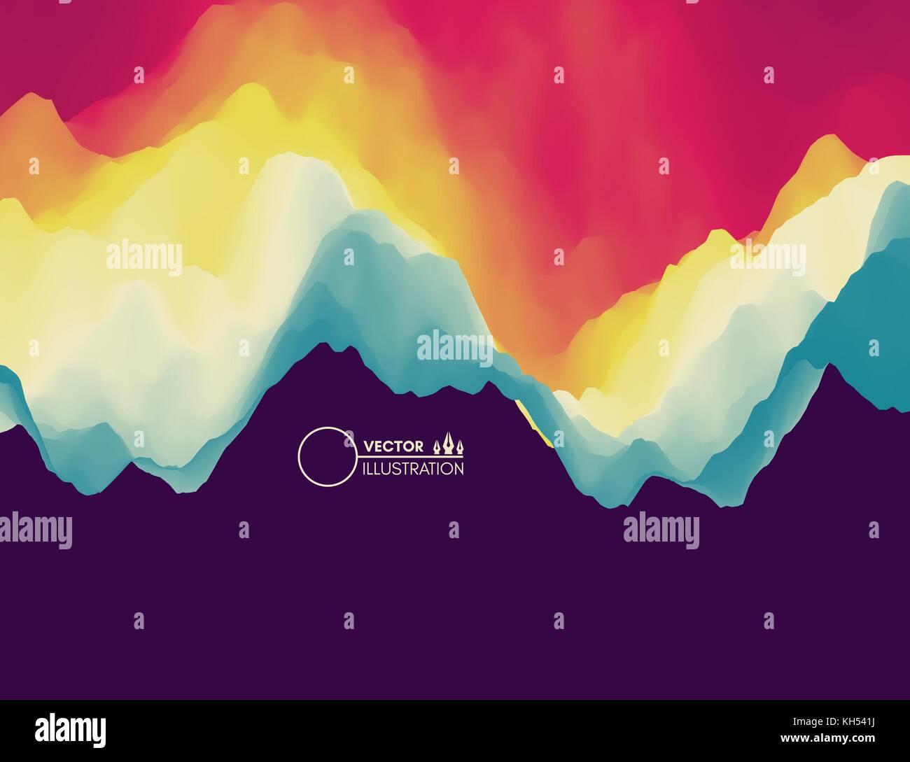 Colorful abstract background. Dynamic effect. Futuristic technology ...