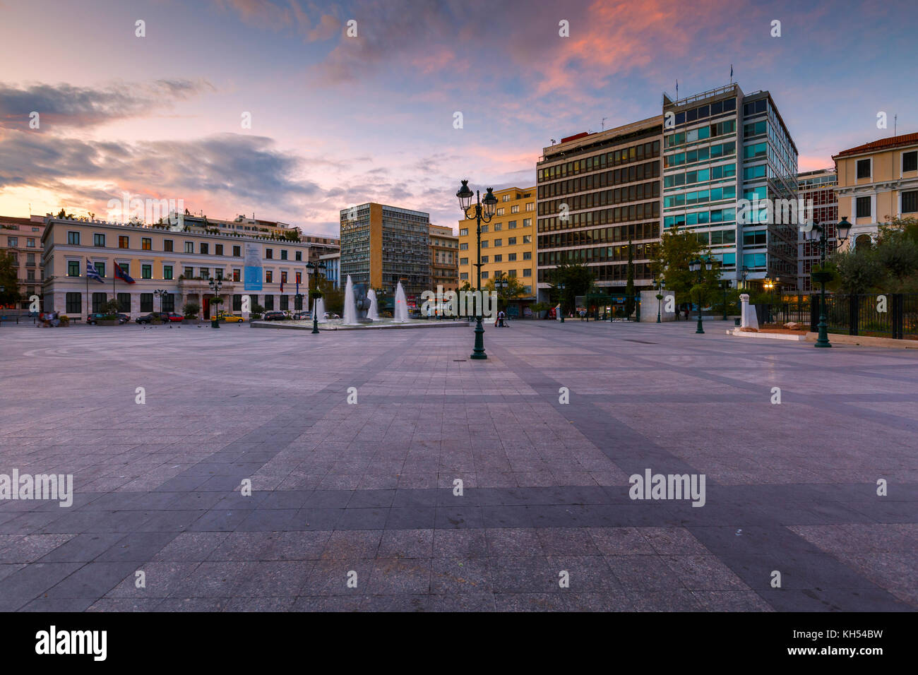 Building of the city hall of Athens in Kotzia square Stock Photo - Alamy