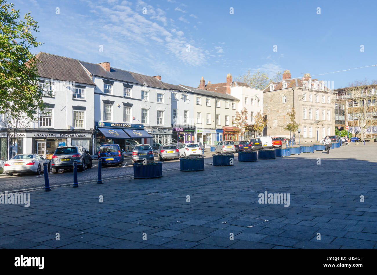 Market Place in Warwick town centre, Warwick, UK Stock Photo - Alamy