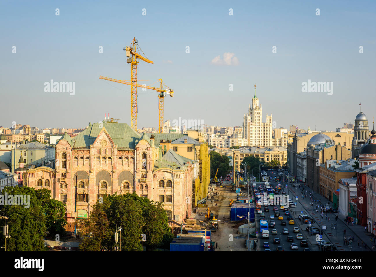 Russia, Moscow, overview of the city Stock Photo - Alamy