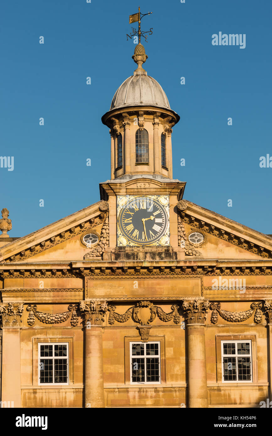 Emmanuel College clock tower, University of Cambridge, Cambridgeshire ...