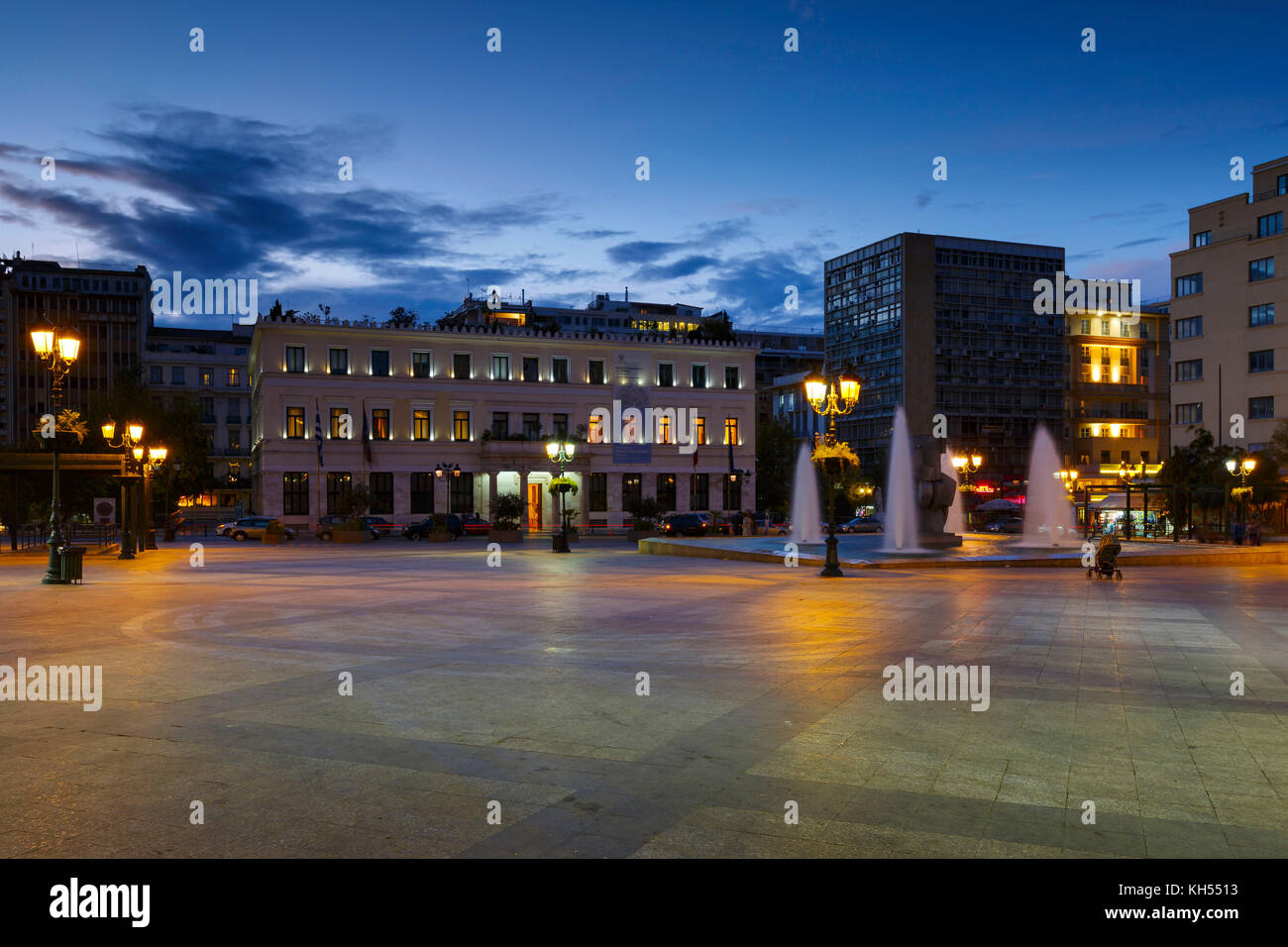 Building of the city hall of Athens in Kotzia square Stock Photo - Alamy