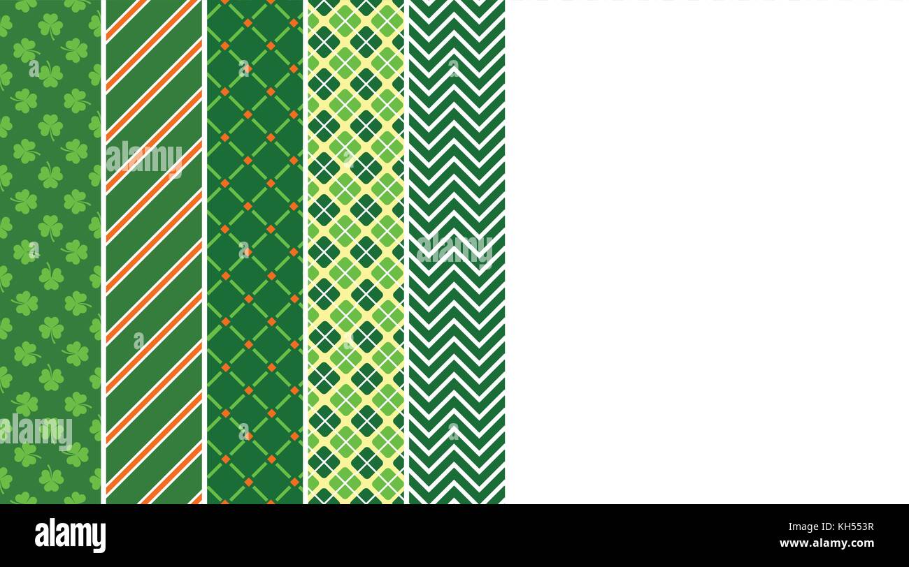 Set of patterns for St. Patrick's Day Stock Vector Image & Art - Alamy