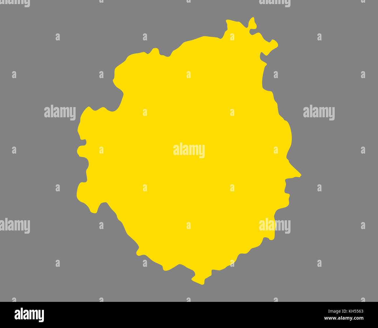 Map of Brava Stock Photo - Alamy