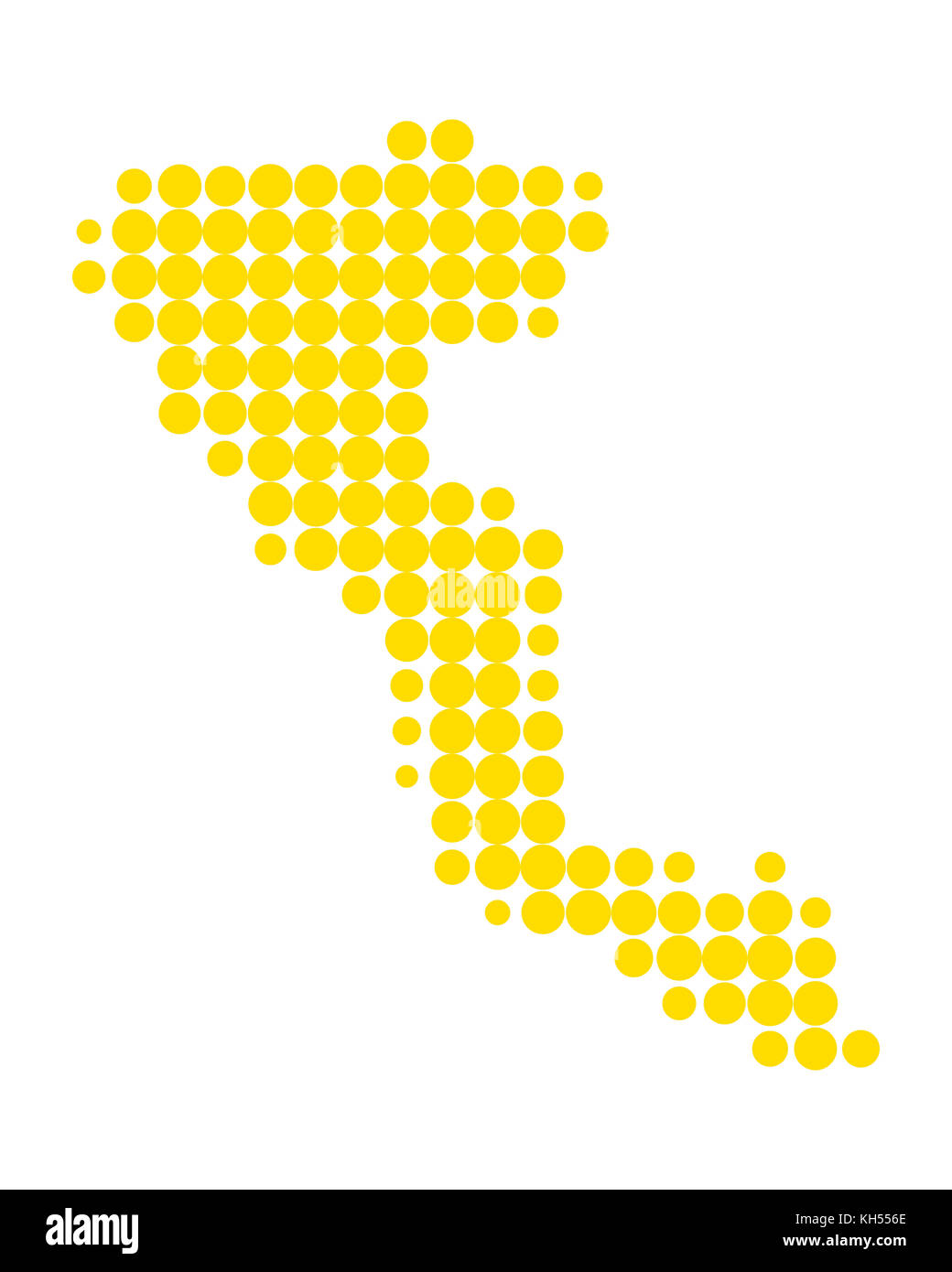 Map of Corfu Stock Photo - Alamy