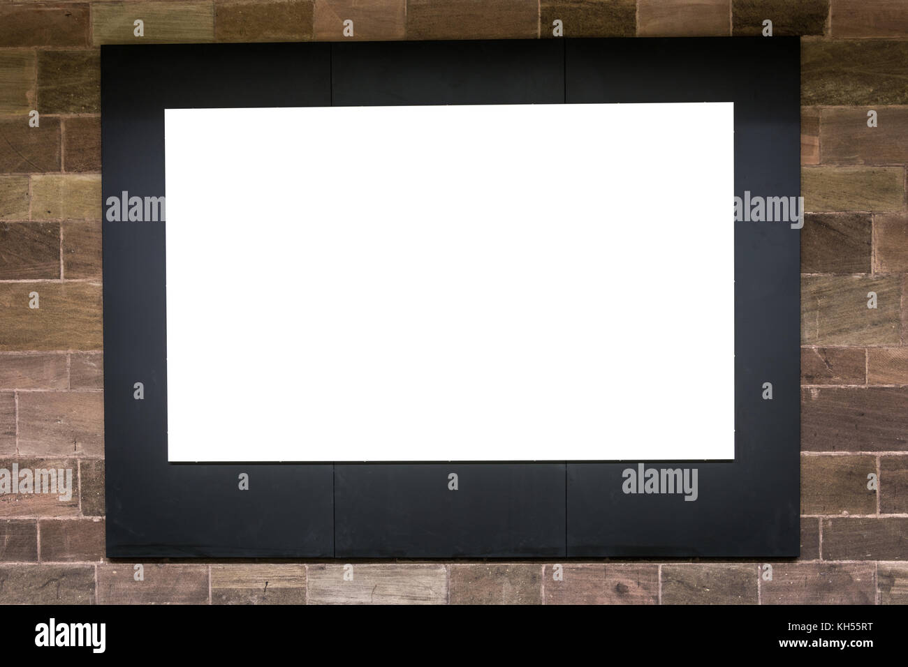 Underground advertising screen hi-res stock photography and images - Alamy