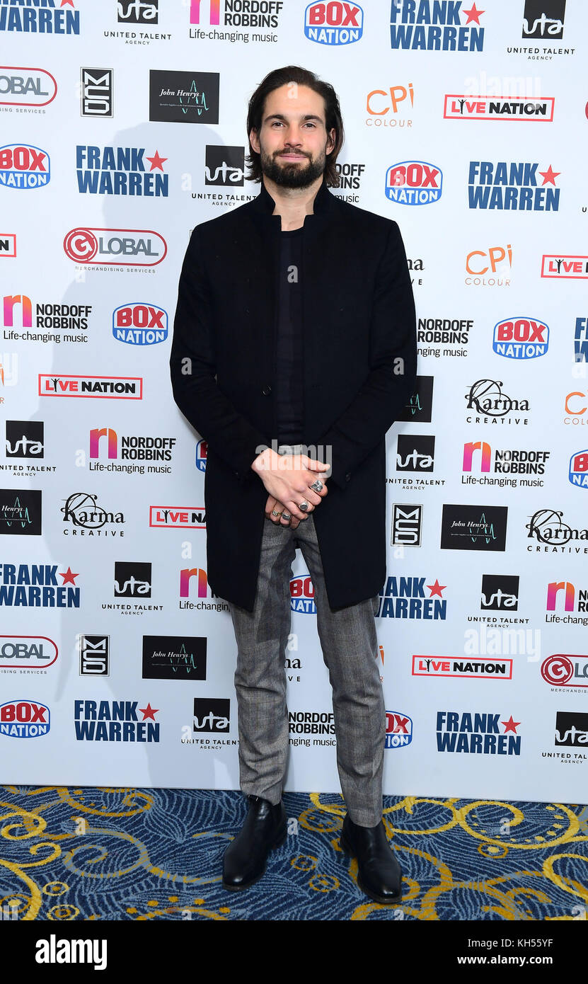 Jamie Jewitt attends the Nordoff Robbins Championship Boxing Dinner at ...