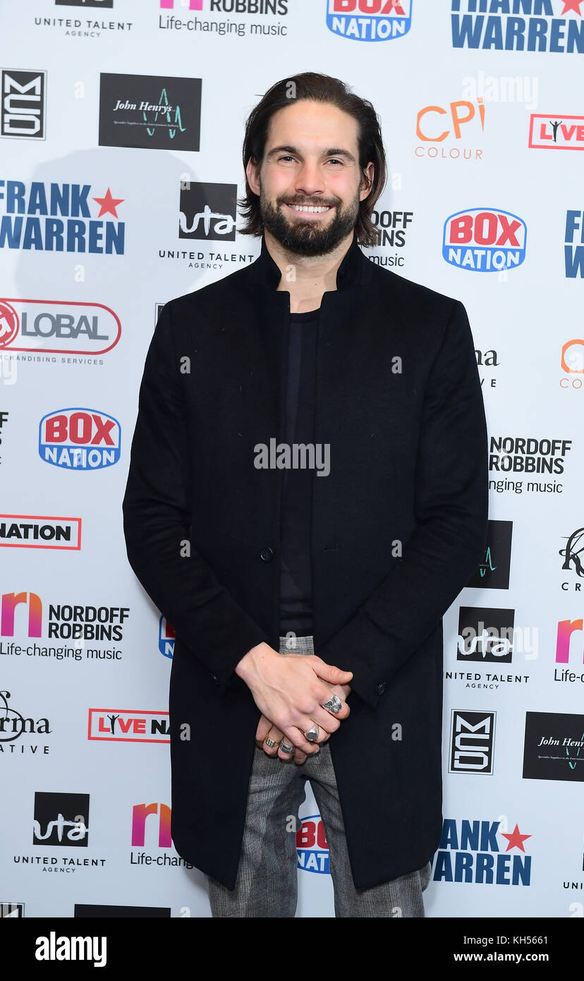 Jamie Jewitt attends the Nordoff Robbins Championship Boxing Dinner at ...