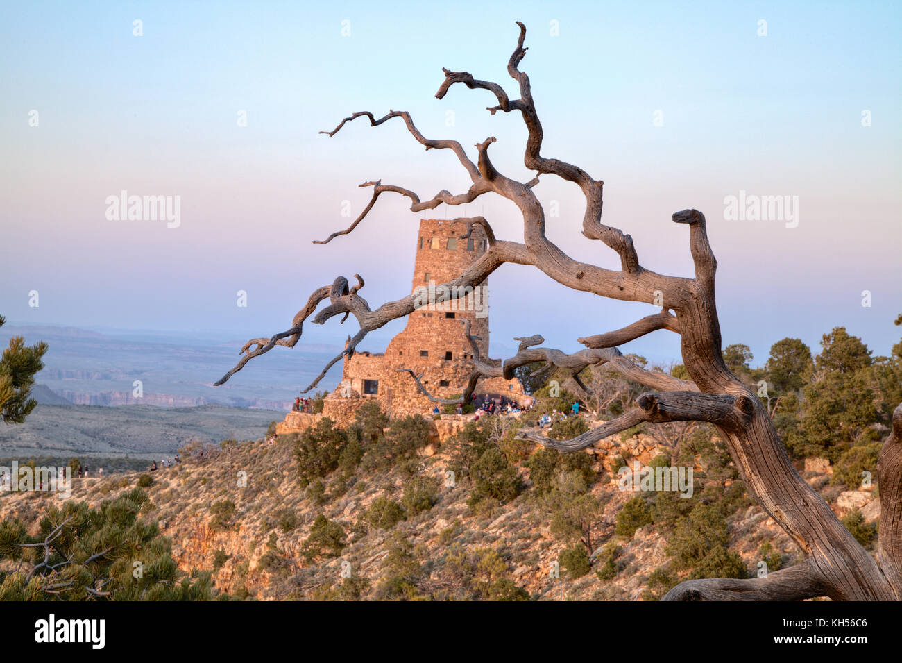 Grand Canyon Desert View WatchTower Stock Photo - Alamy
