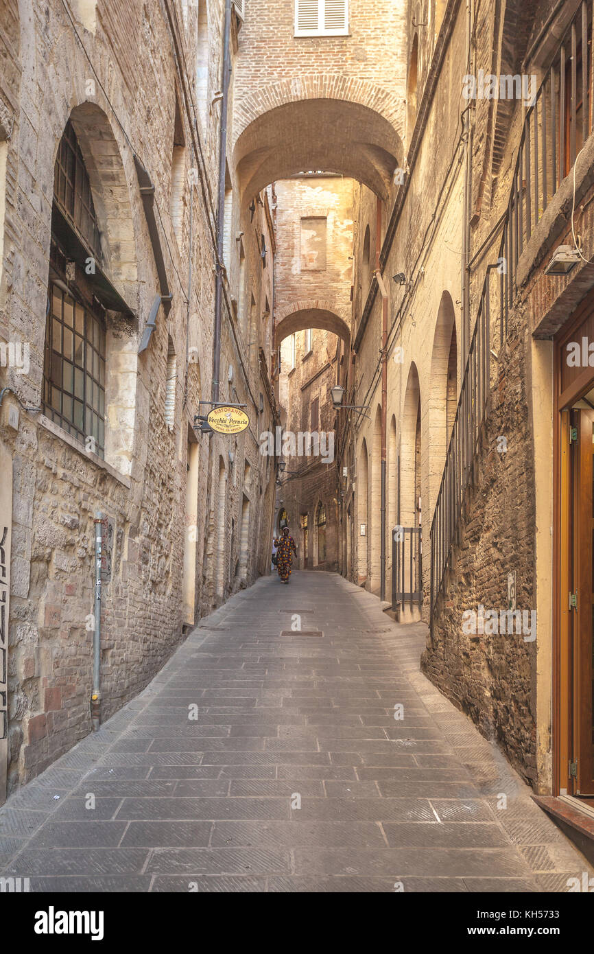Perugia, Italy ancient buildings architecture Stock Photo - Alamy