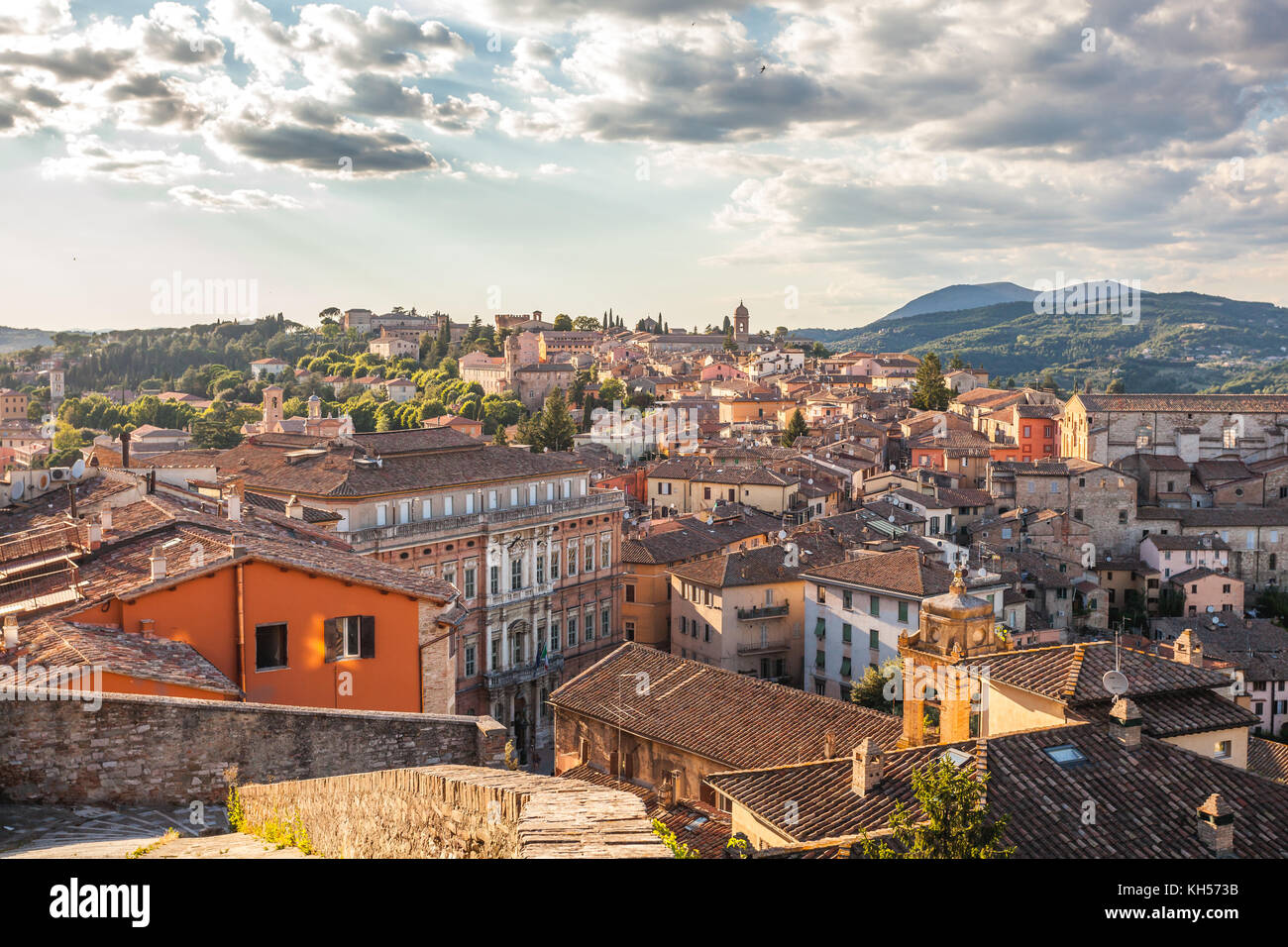 Perugia, Italy landscape, cityscape view Stock Photo - Alamy