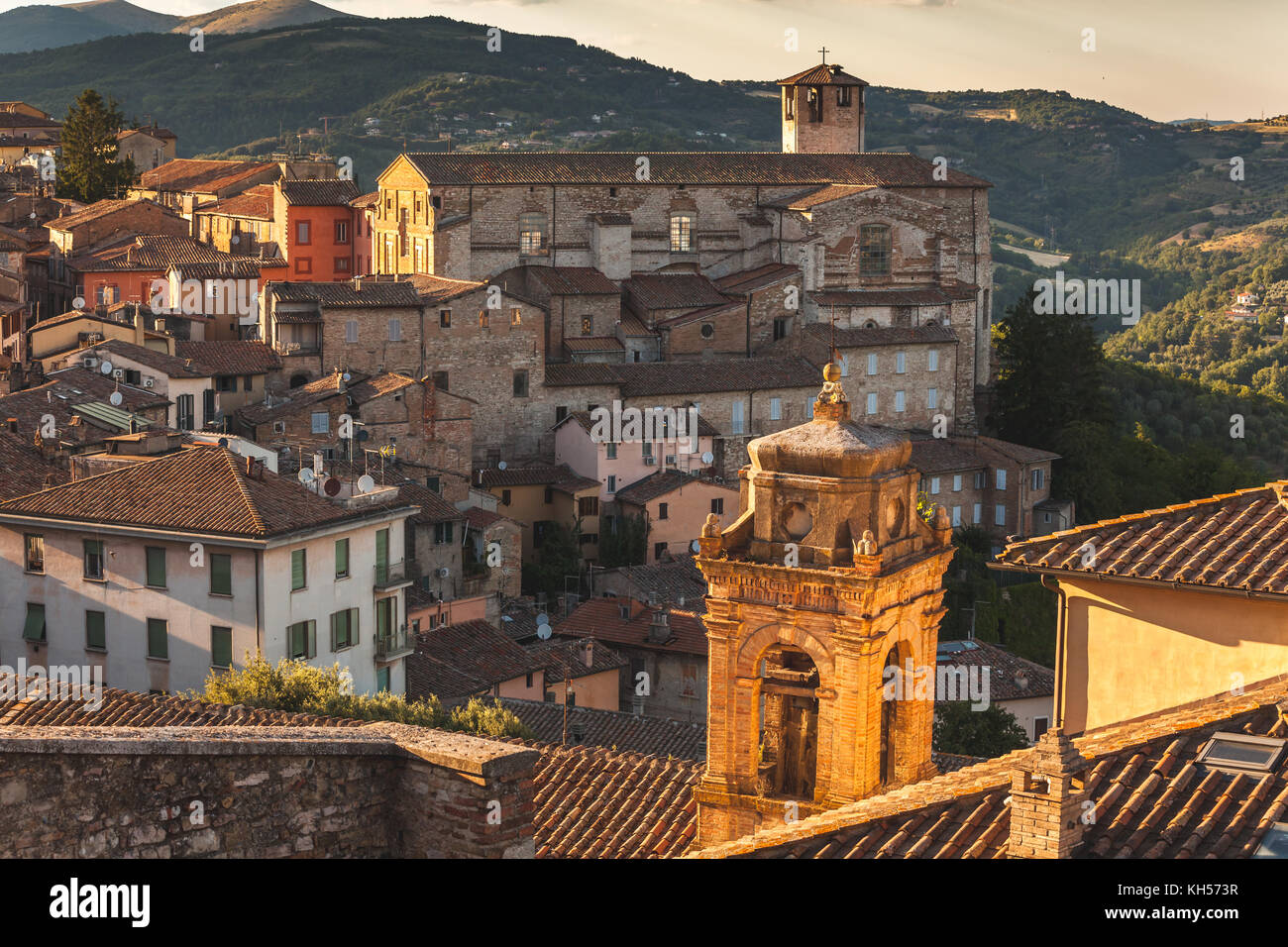 Perugia, Italy landscape, cityscape view Stock Photo - Alamy